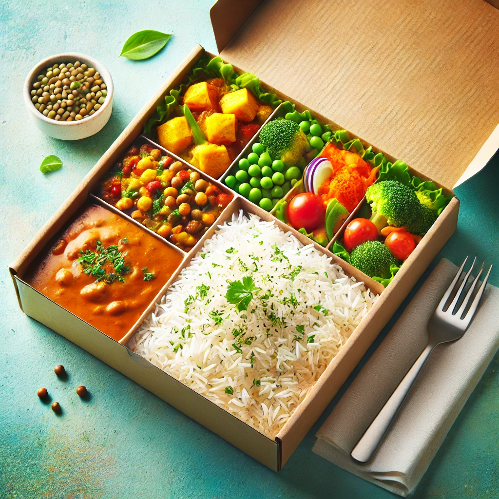 $5 Vegetarian Mealbox - Tikka Temple